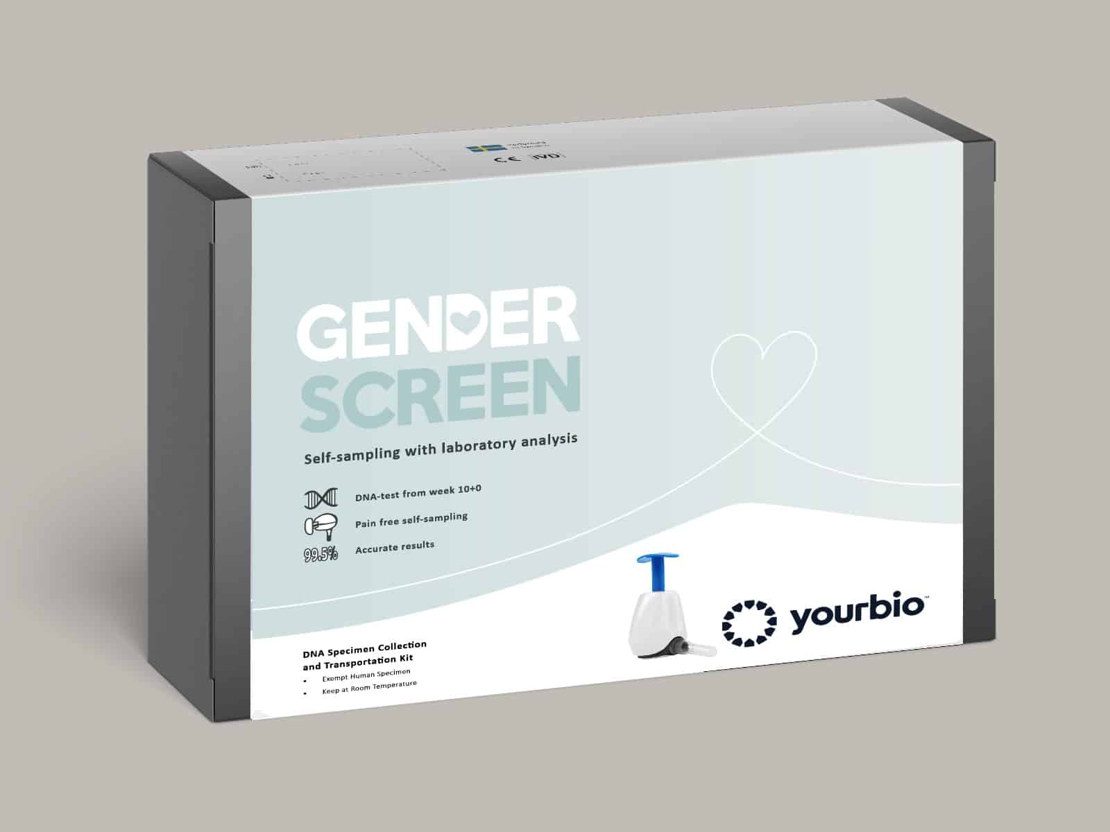 Gravid? Ta enkelt reda på kön - Hemmatest av Genderscreen